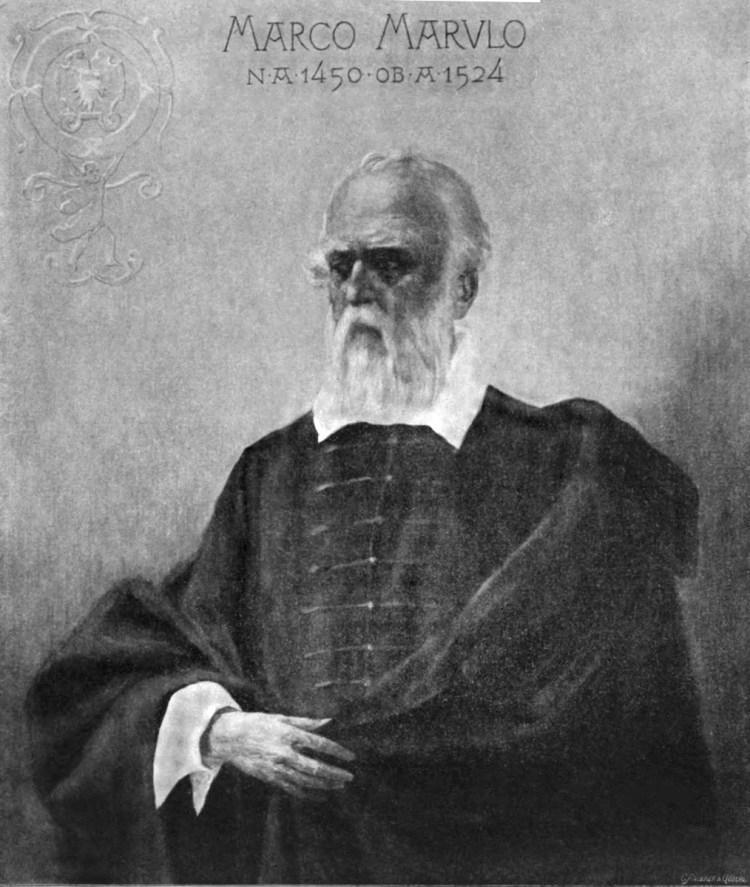 Marko Marulić (1450 – 1524), writer – HISTORY OF CROATIA and related ...